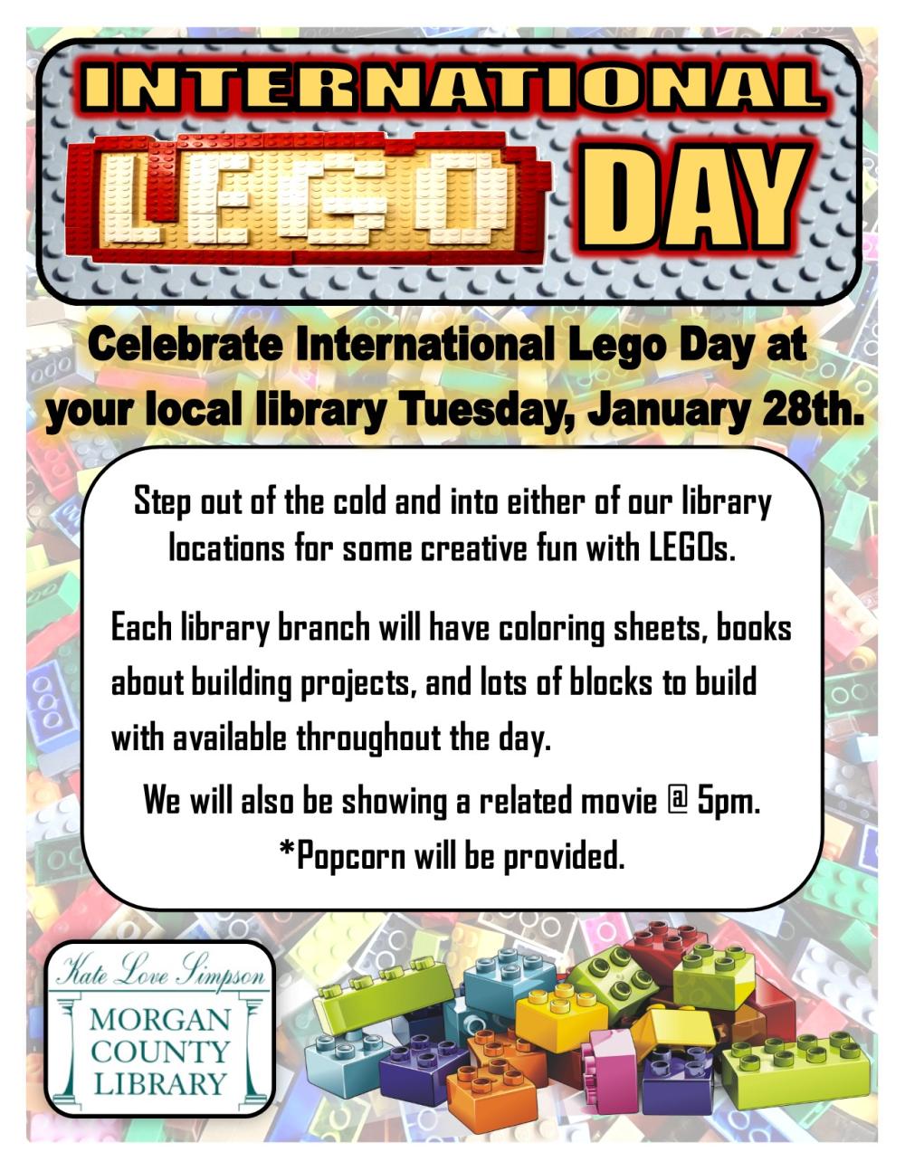 International Lego Day | Kate Love Simpson Morgan County Library